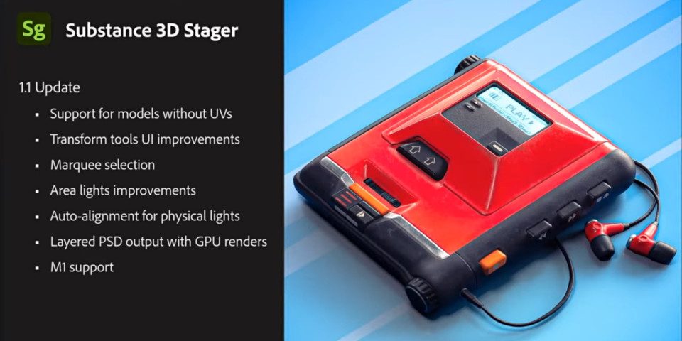 Adobe ships Substance 3D Stager 1.1 | CG Channel Adobe ships Substance 3D Stager 1.1 | CG Channel