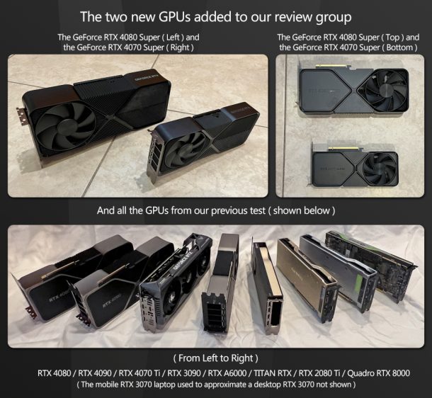 Group test: NVIDIA GeForce RTX 40 Series and Super Series GPUs | CG Channel
