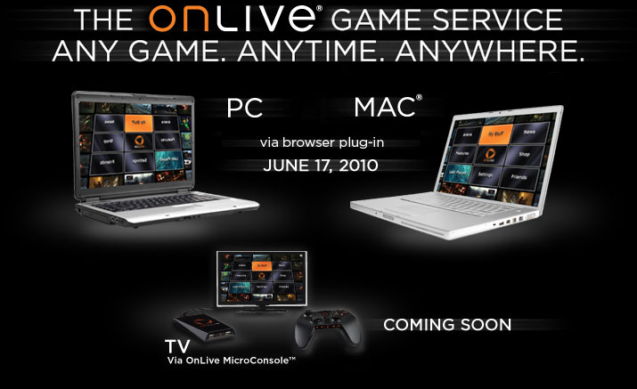 GDC: OnLive Cloud Gaming has Launch Date | CG Channel