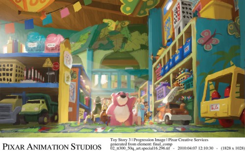 Step by step: Toy Story 3 scene progression | CG Channel