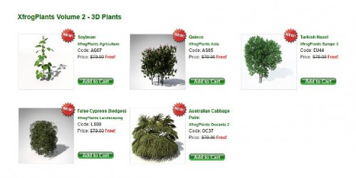 Download 60 new Xfrog plants for free | CG Channel