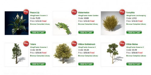 Download 165 new Xfrog 3D plant models for free | CG Channel
