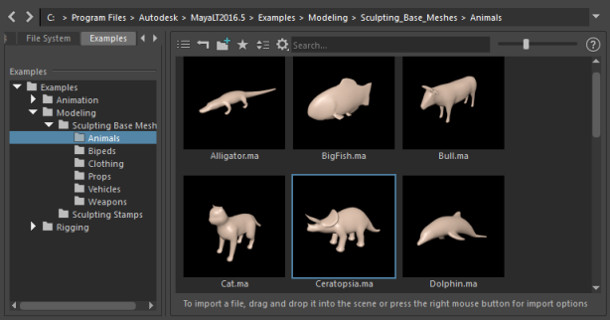 160726_MayaLT2017ContentBrowser | CG Channel