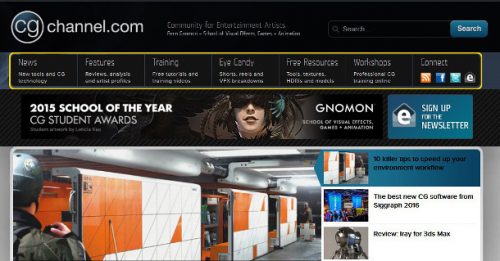 160928_CGChannelSiteUpdate | CG Channel