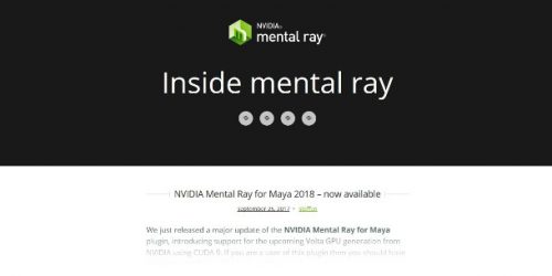 Nvidia releases Mental Ray for Maya 1.2 | CG Channel