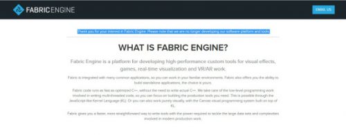 Fabric Software discontinues Fabric Engine | CG Channel