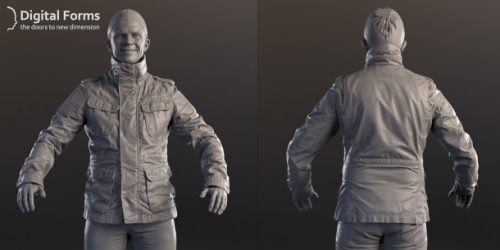 Get Digital Forms’ free 3D scan of a clothed male figure | CG Channel