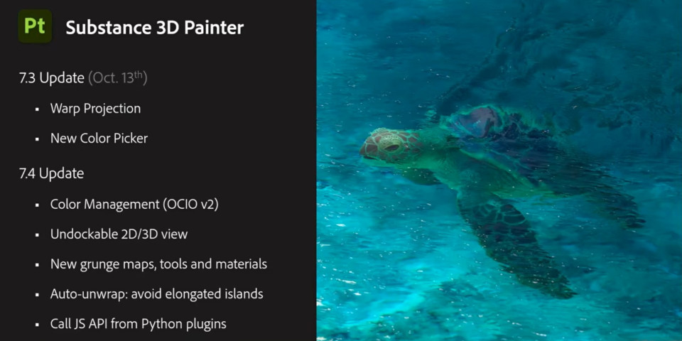 Adobe ships Substance 3D Painter 7.4 | CG Channel