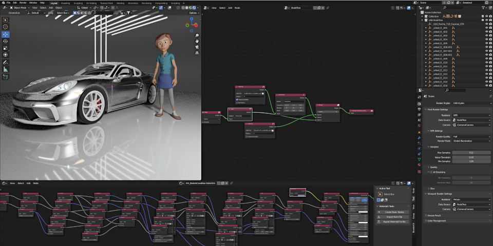 AMD releases USD Hydra plugin for Blender 1.1 | CG Channel