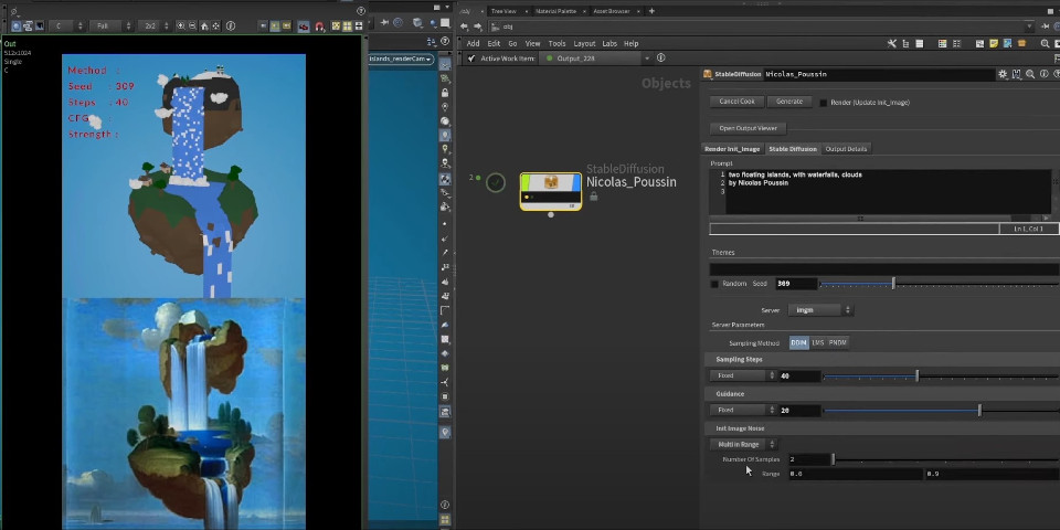 Free tool: Mohsen Tabasi’s StableDiffusion_Houdini 2.0 | CG Channel