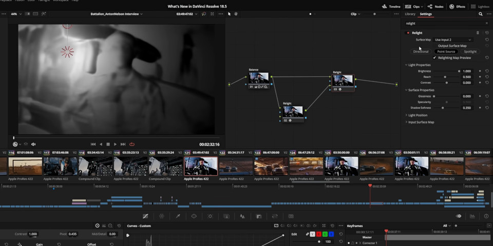 Blackmagic Design releases DaVinci Resolve 18.5 | CG Channel