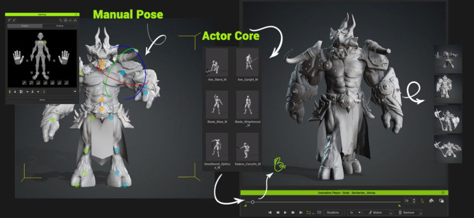 Posing 3D prints with ZBrush and Character Creator 4 | CG Channel