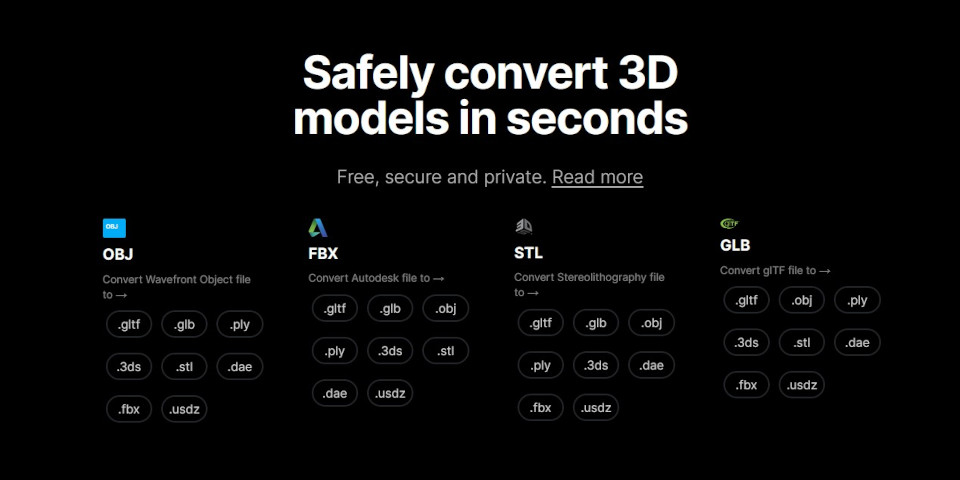Convert 3D files for free in your browser with Convert 3D | CG Channel