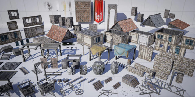 Get over 400 modular 3D assets for building fantasy environments | CG ...