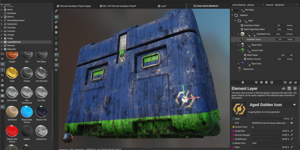 InstaMAT Studio is now available | CG Channel