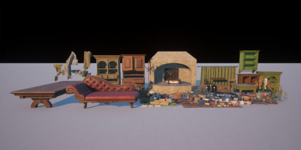 Get 180+ free modular 3D assets for creating fantasy interiors | CG Channel