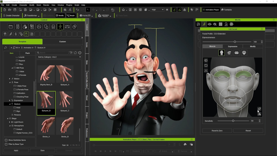 Create stylized facial expressions in ZBrush and Character Creator | CG Channel
