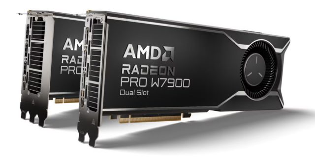 AMD launches new dual-slot Radeon Pro W7900 pro GPU | CG Channel