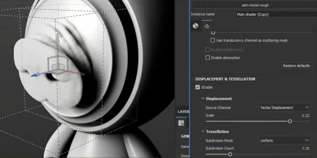 Sneak peek: Vector Displacement Maps in Substance 3D Painter | CG Channel