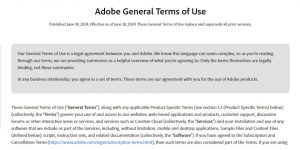 Adobe updates its Terms of Use following artist backlash | CG Channel