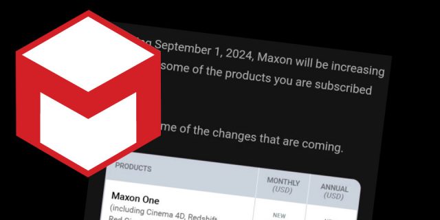 Maxon to raise subscription prices in September 2024 | CG Channel