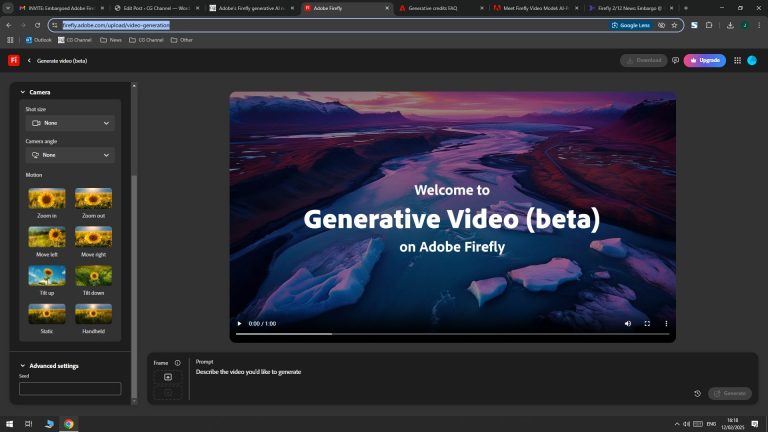 Adobe launches the Firefly Video Model in public beta | CG Channel