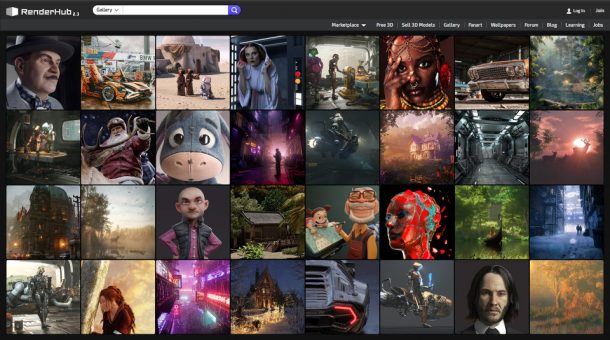 Inside the RenderHub 3D gallery with four standout artists | CG Channel