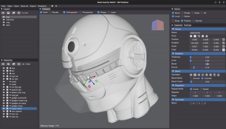 Check out streamlined free 3D modeling tool SDF Modeler | CG Channel