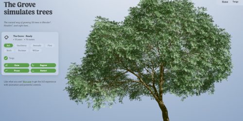 F12 releases The Grove 2.3 for Blender and Houdini | CG Channel